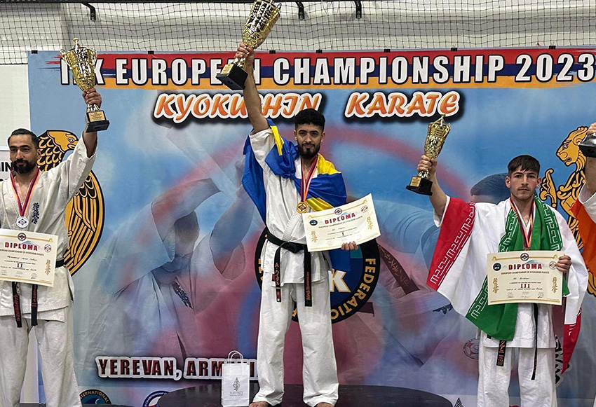 IFK-EM guld till Ali Hayder - Svenska Budo & Kampsportsförbundet